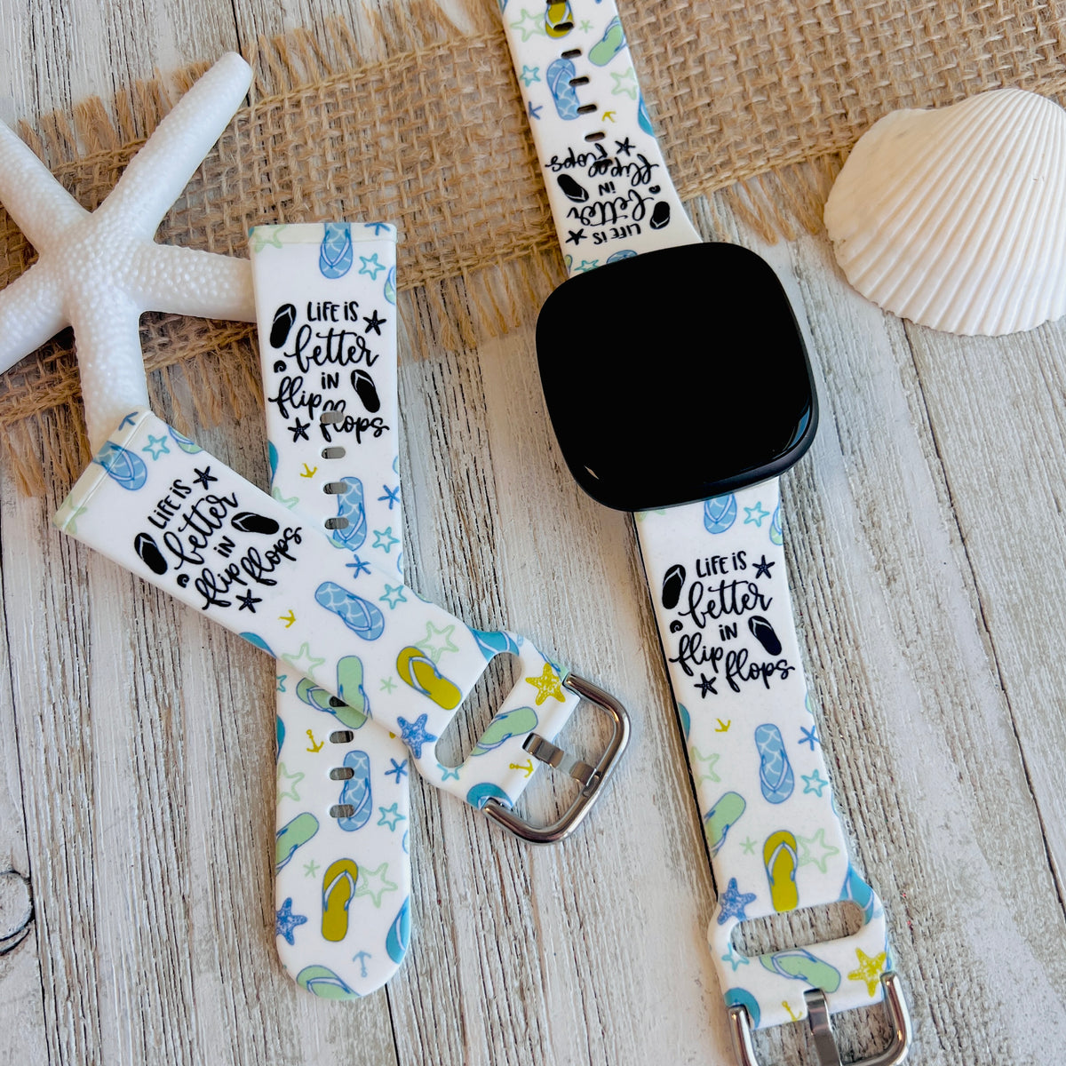 Fancy Flip Flops Fitbit Versa 3/4/Sense Band – Fancy Bands