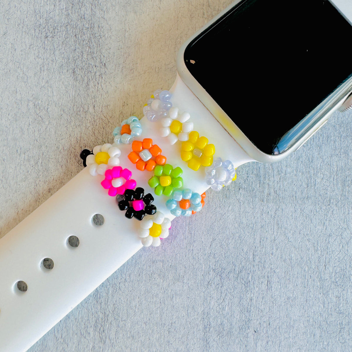Flower Power Band Bling 3pc. Stack – Fancy Bands