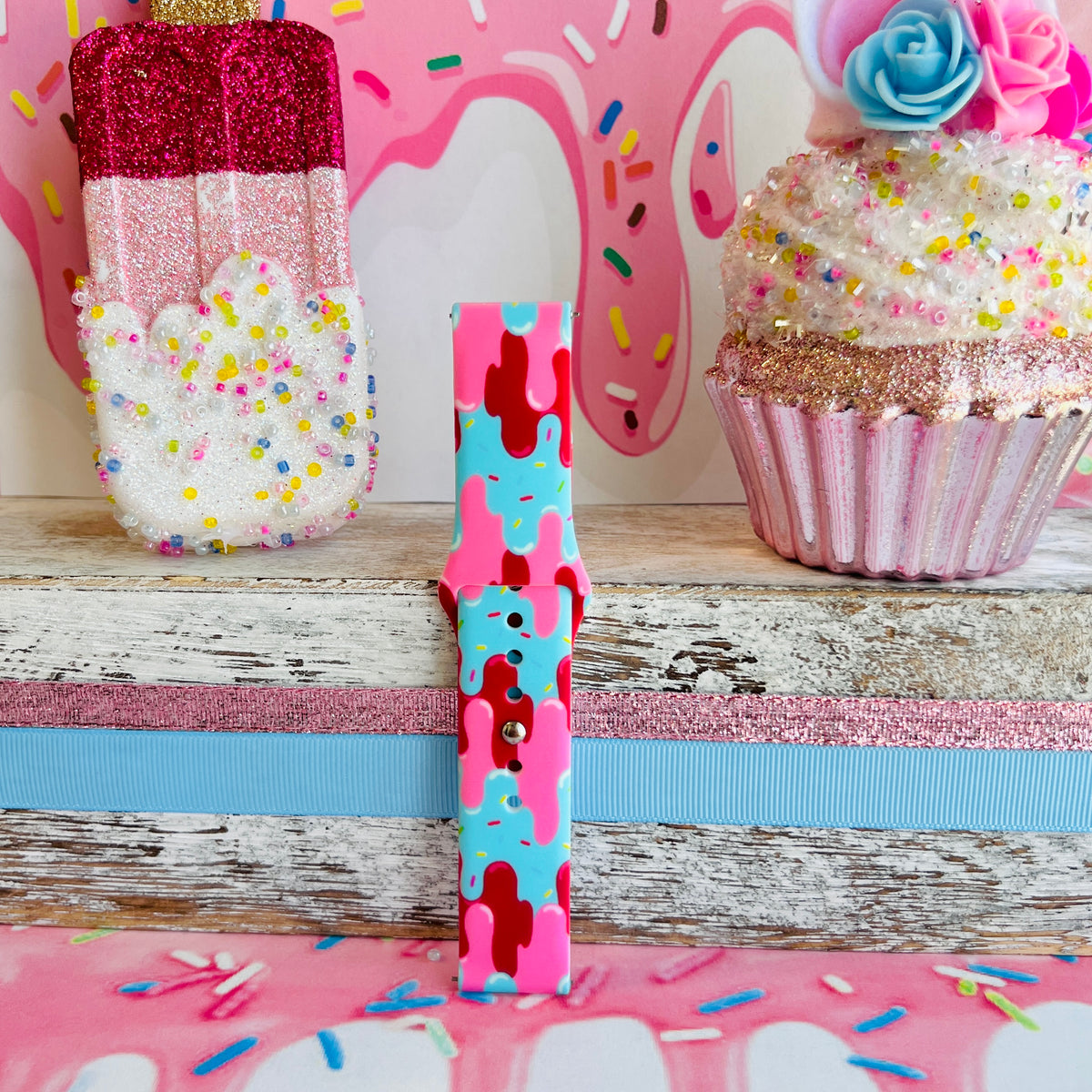 Sprinklelicious Celebration Print Silicone Band For Samsung Watch ...