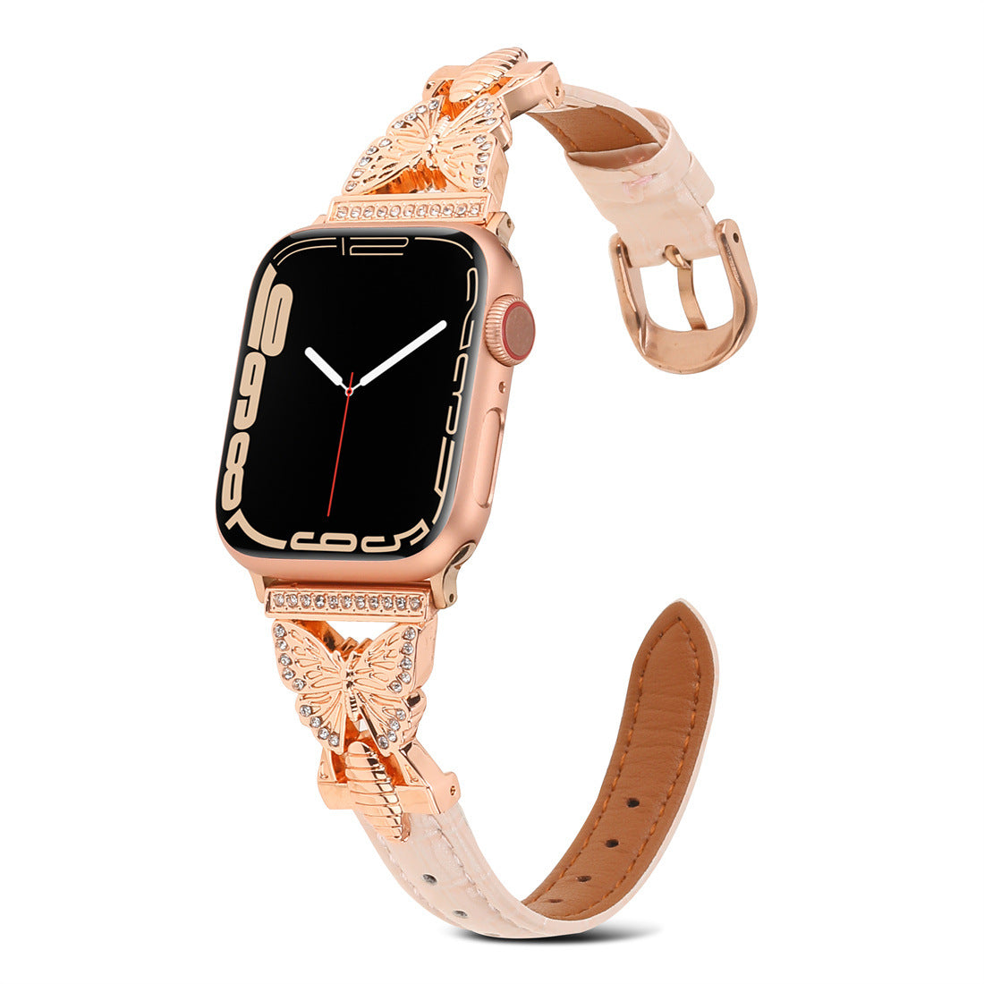 Butterfly Luxe Faux Leather Band For Apple Watch Multiple Colors Avail ...