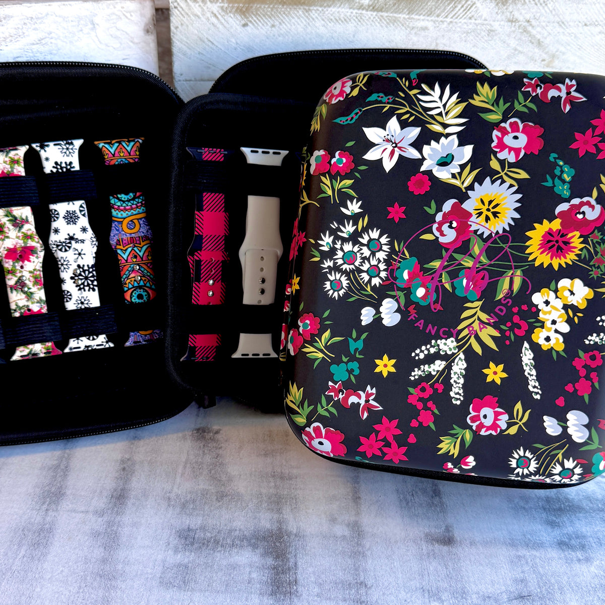 Fancy Floral Print Fancy Band Storage Case – Fancy Bands