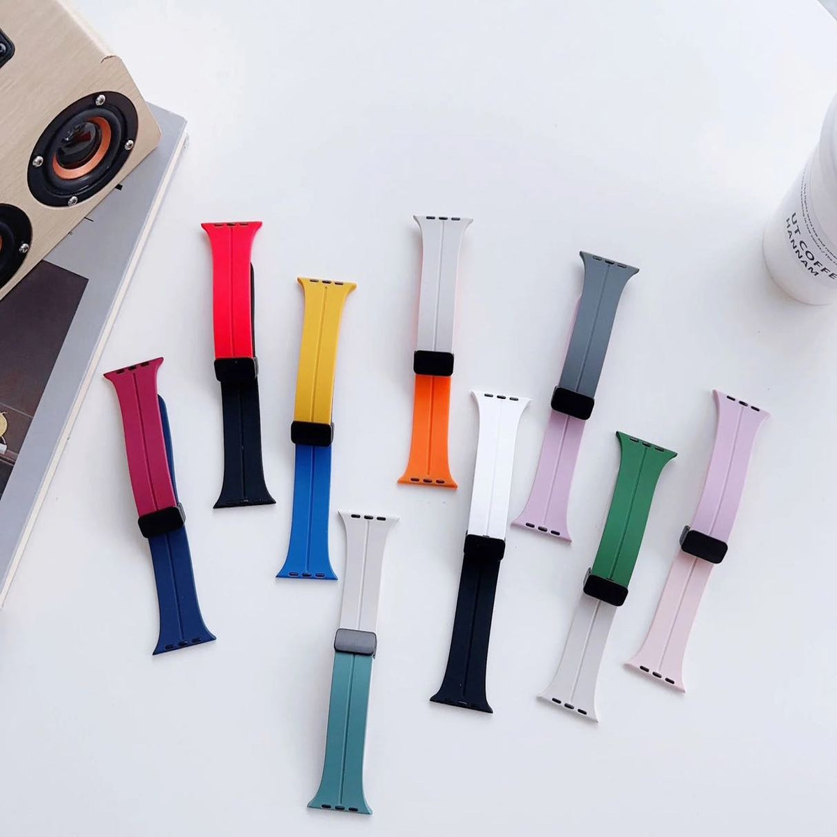 ColorPop Magnetic Silicone Sport Band For Apple Watch Multiple Colors ...