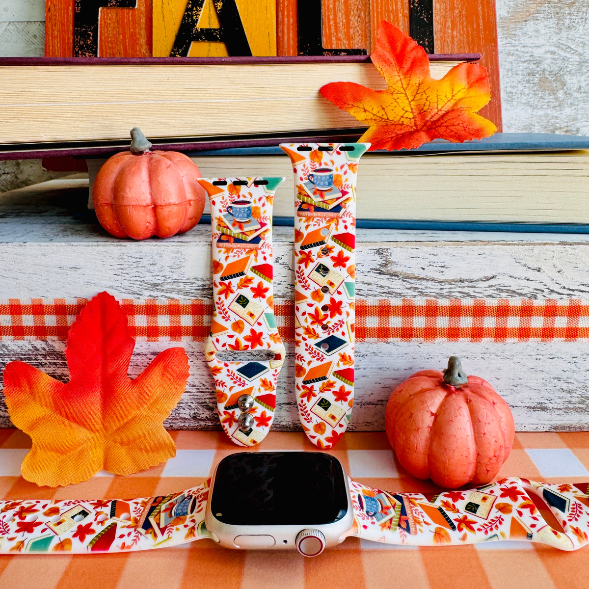 Autumn Stories Apple Watch Band | Fall Silicone Strap 🍁 – Fancy Bands