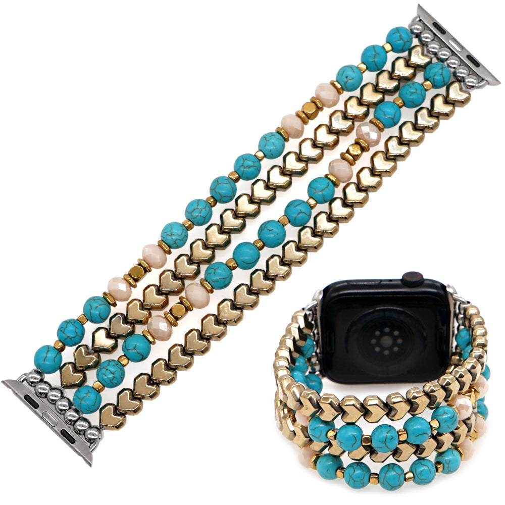 Bohemian Beaded Heishi Bracelet Band For Apple Watch Multiple Styles/C ...