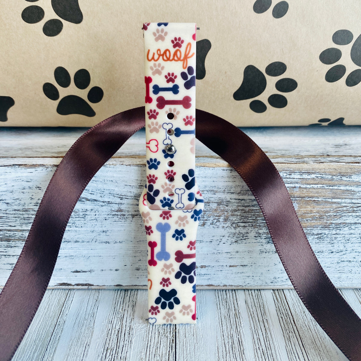 Woof Print Silicone Band For Samsung Watch – Fancy Bands