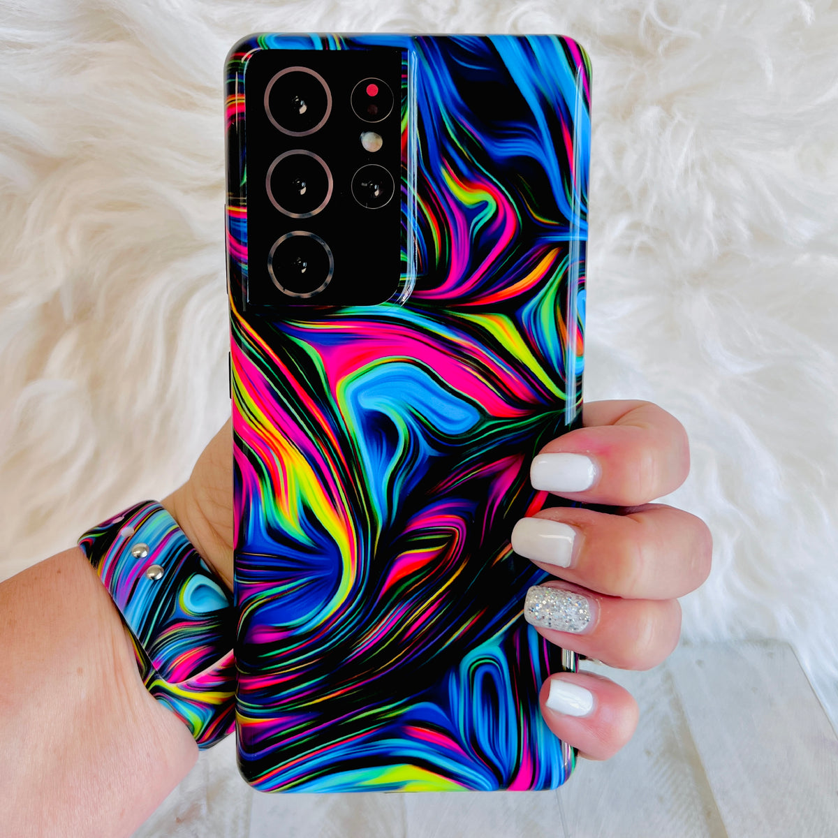 Neon Taffy Cell Phone Case For Samsung Galaxy – Fancy Bands