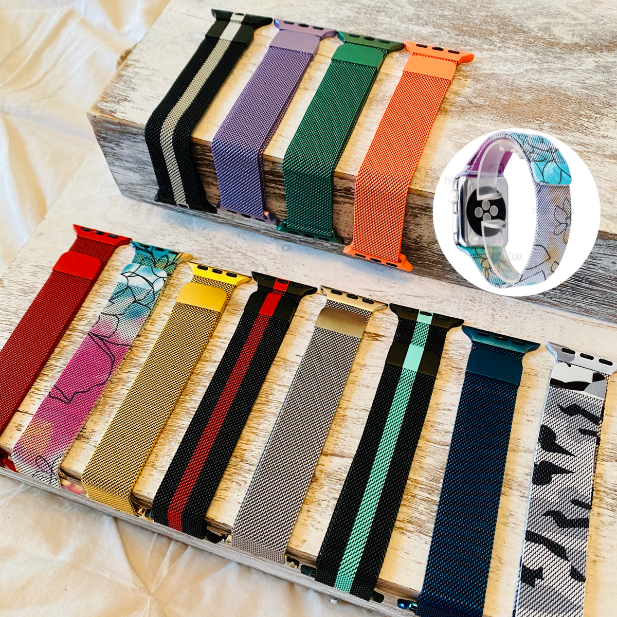 Milanese Loop Apple Watch Band - Multiple Print Options – Fancy Bands