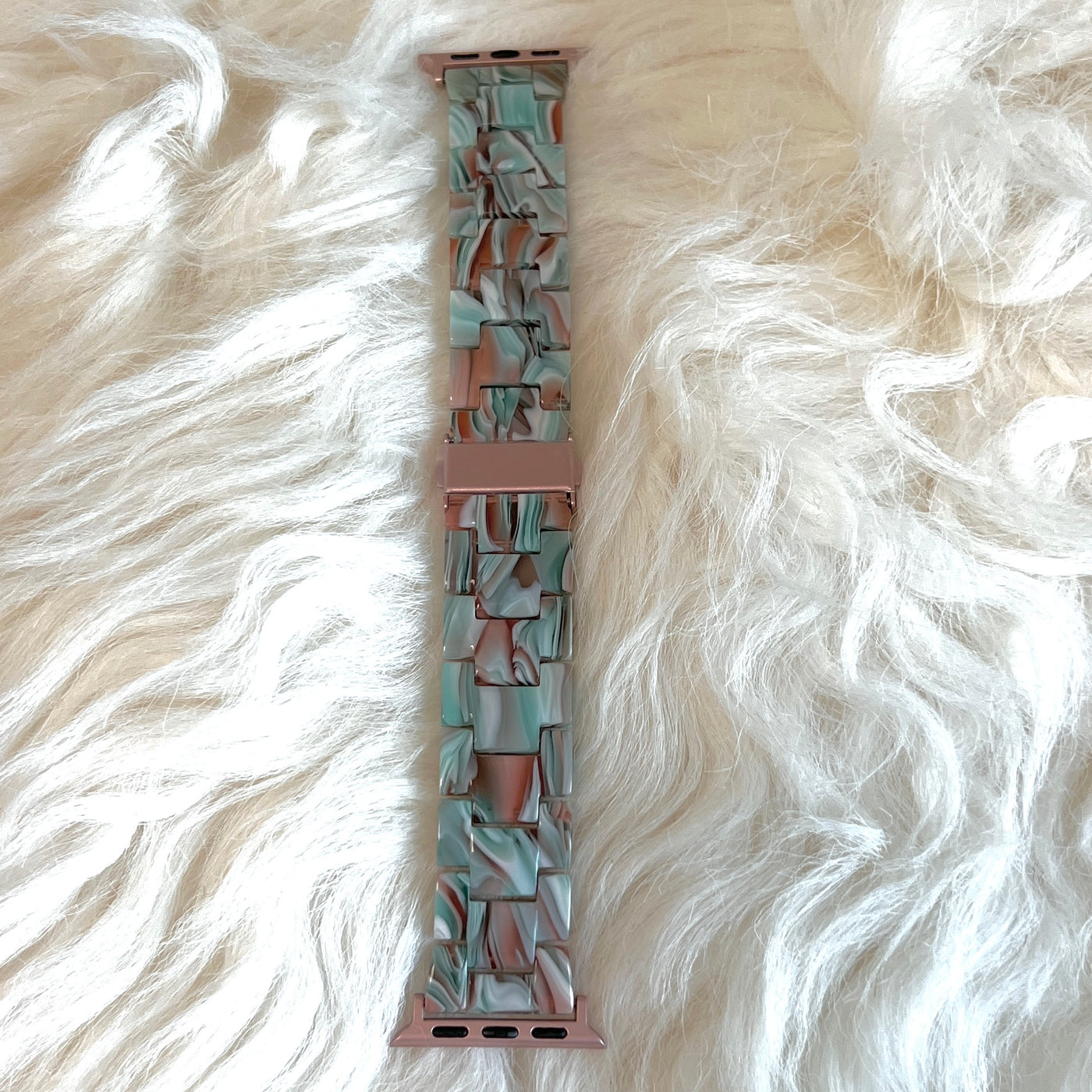 Luxurious Resin Link Band For Apple Watch Multiple Colors Available ...