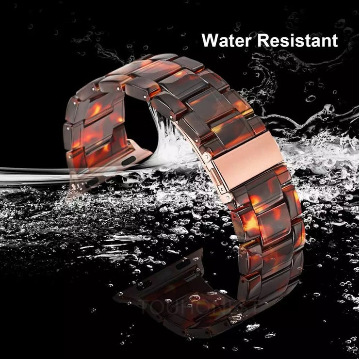 Luxurious Resin Link Band For Apple Watch Multiple Colors Available ...