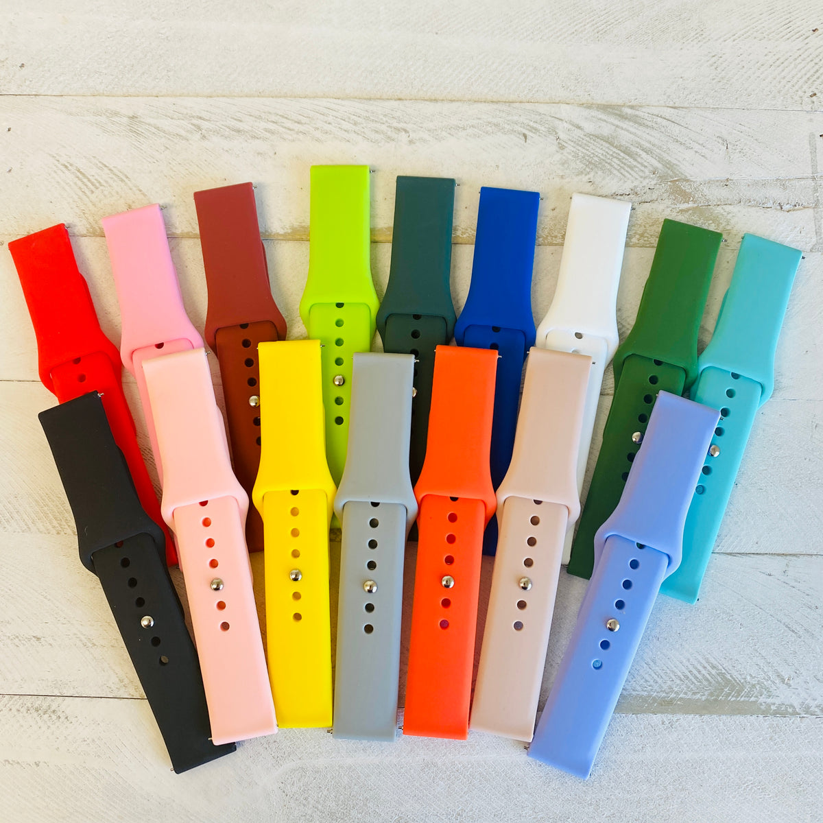 Solid Color Silicone Band For Samsung Watch – Fancy Bands