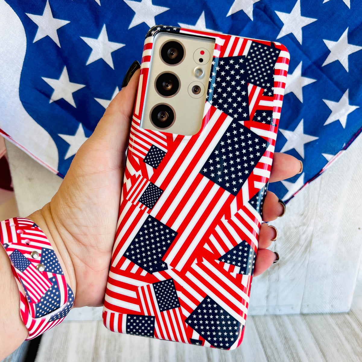 American Flag Cell Phone Case For Samsung Galaxy – Fancy Bands